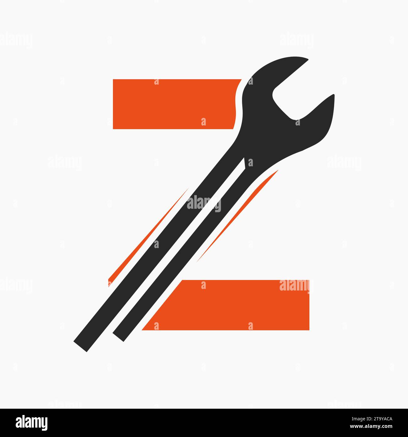 Wrench logo hi-res stock photography and images - Alamy