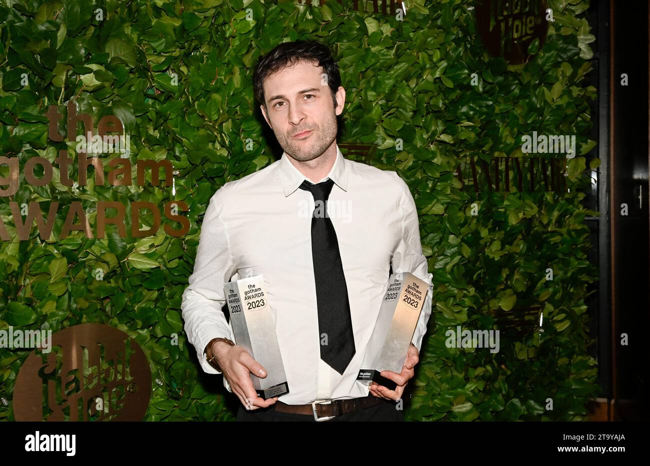 Arthur Harari poses in the winner's room at the Gotham Independent Film ...