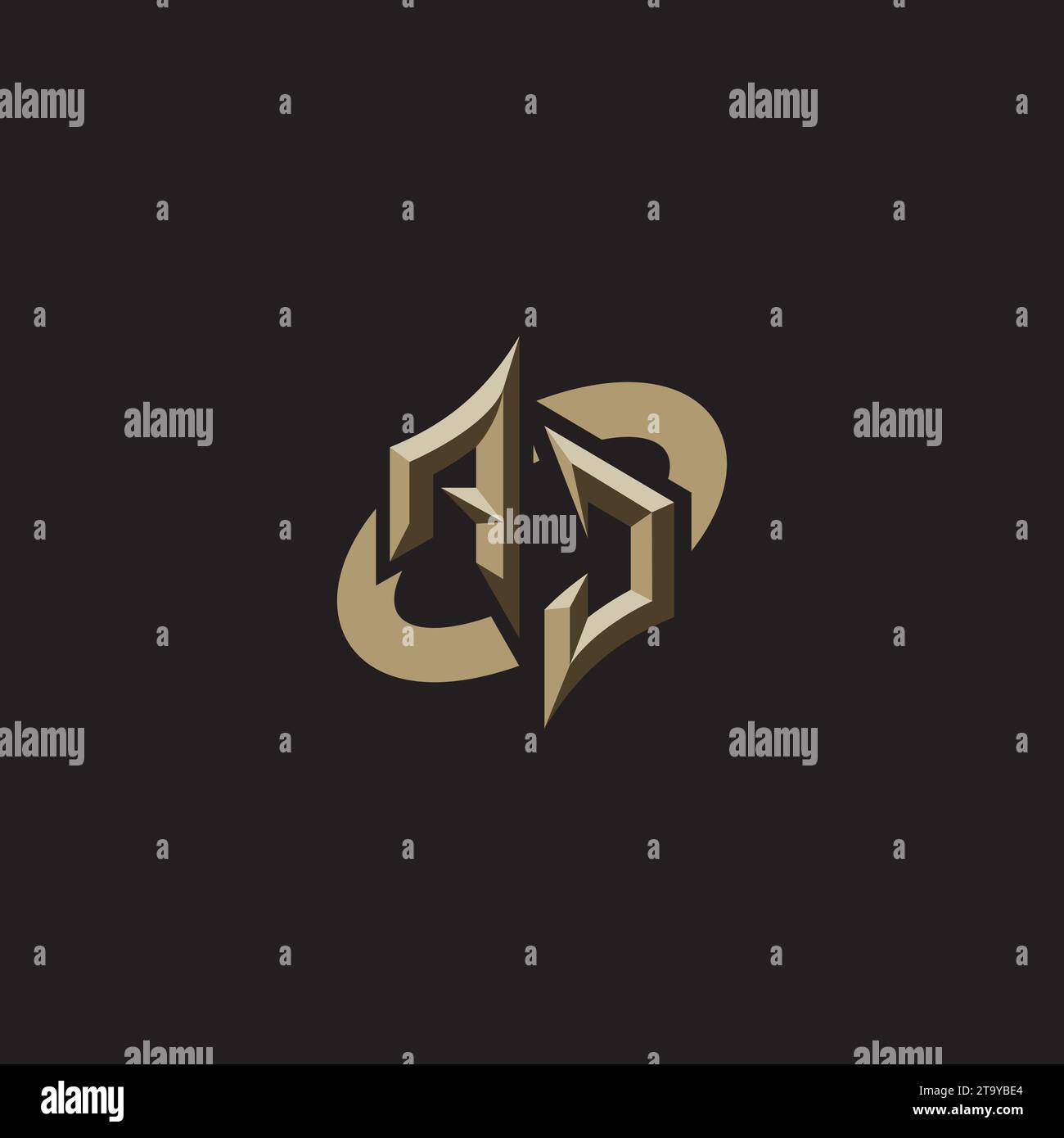 AJ Premium Initial Gaming Logo designs, themes and templates for gaming ...