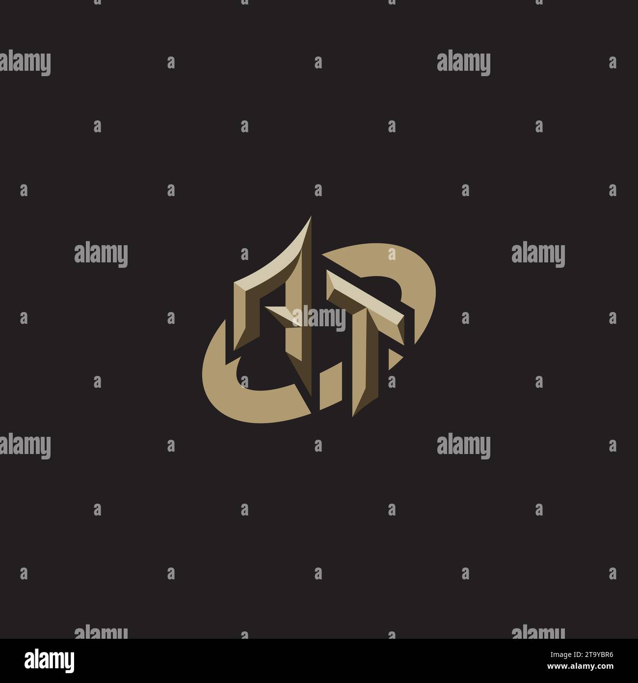 AT Premium Initial Gaming Logo designs, themes and templates for gaming ...