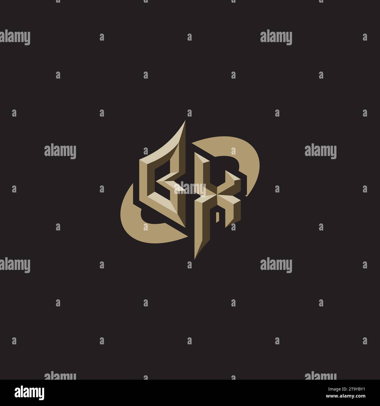 BX Premium Initial Gaming Logo designs, themes and templates for gaming ...