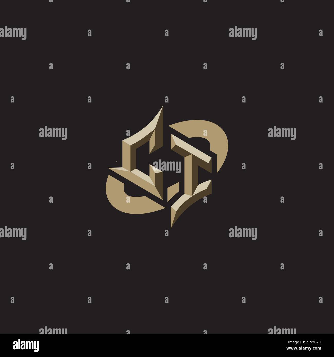 CI Premium Initial Gaming Logo designs, themes and templates for gaming ...