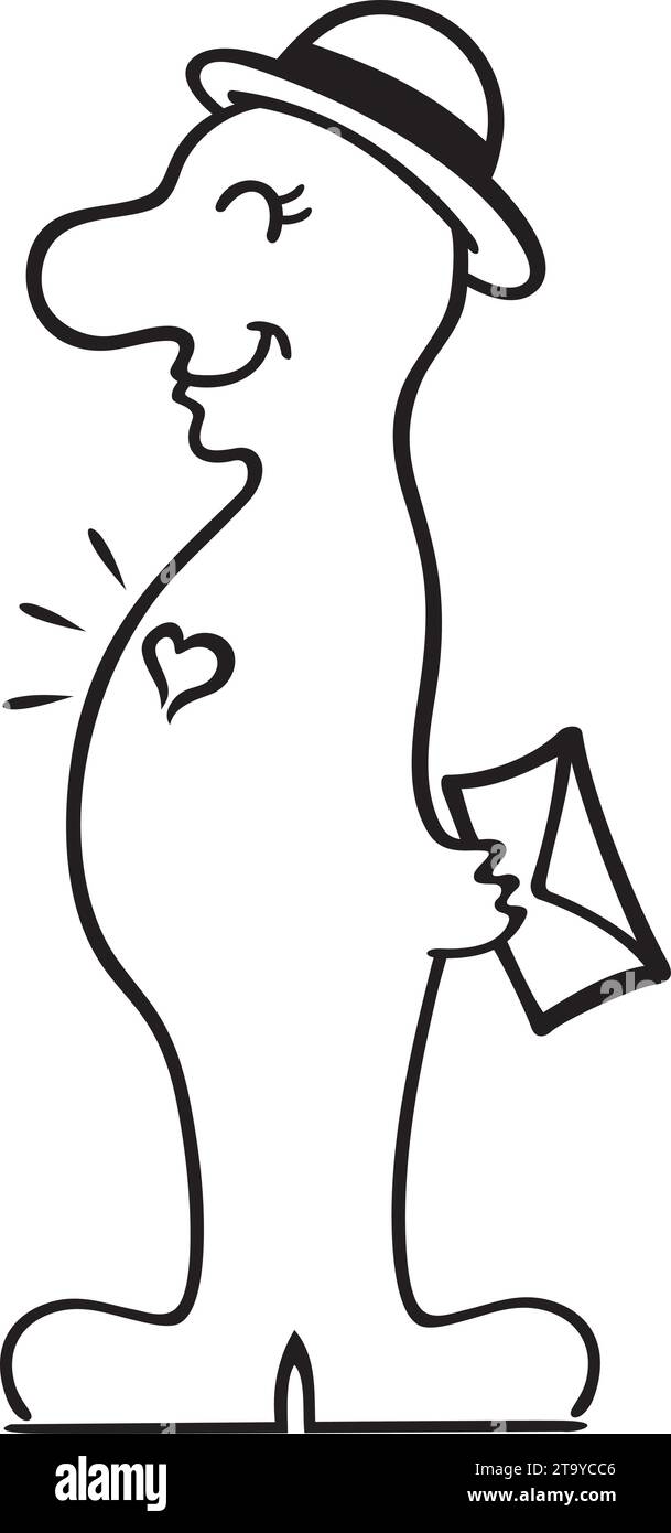 Romantic message love letter Stock Vector Images - Alamy