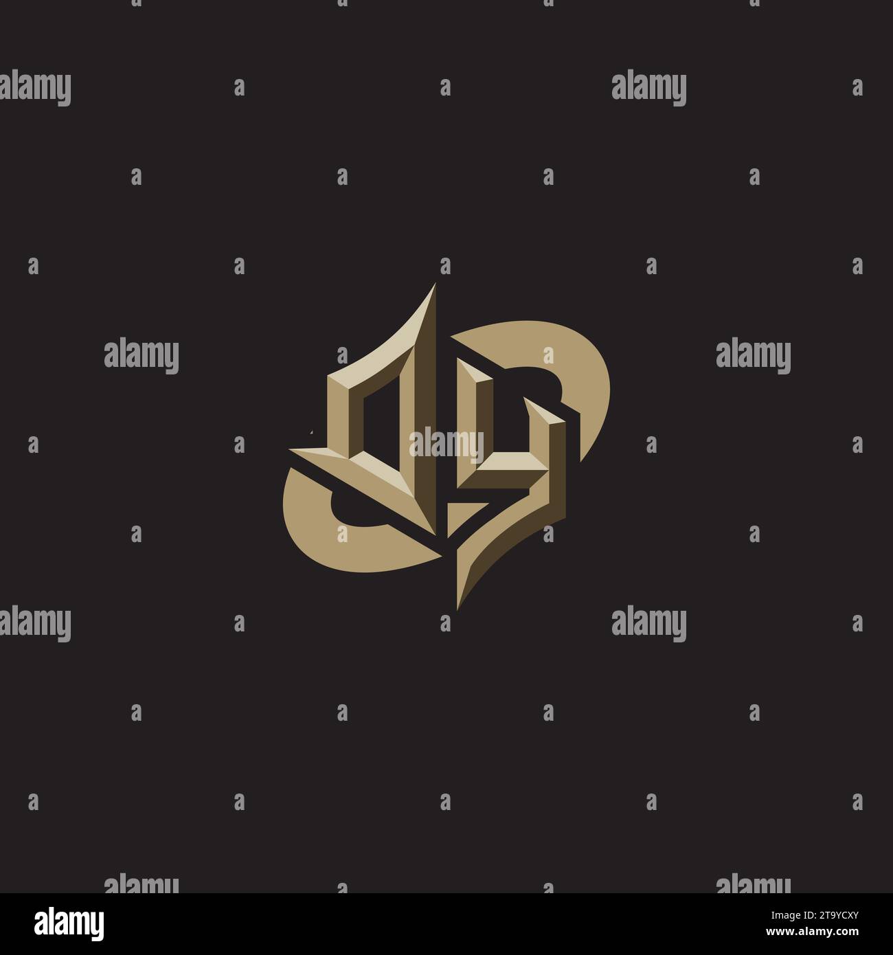DY Premium Initial Gaming Logo designs, themes and templates for gaming ...