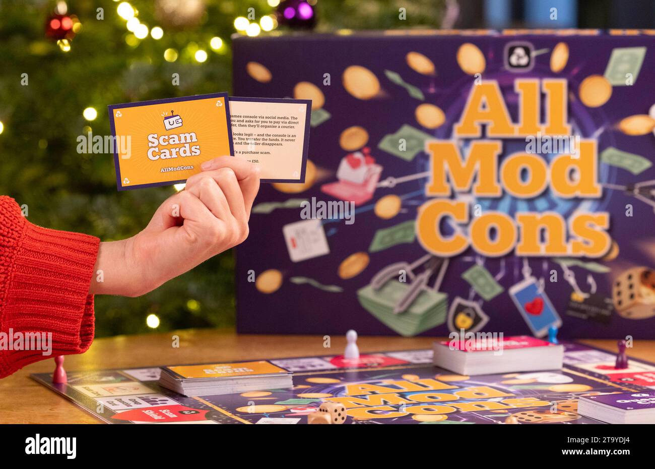 EDITORIAL USE ONLY A general view of 'All Mod Cons', a board game ...