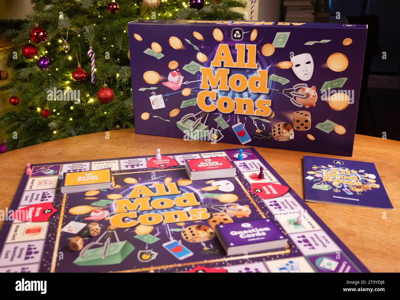 EDITORIAL USE ONLY A general view of 'All Mod Cons', a board game ...