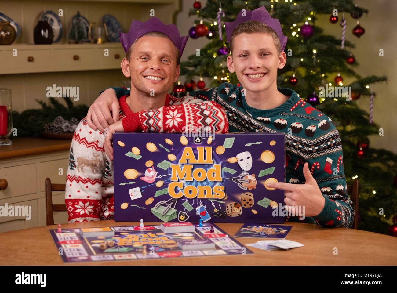 EDITORIAL USE ONLY Jeff Brazier and his son Freddie reveal 'All Mod ...
