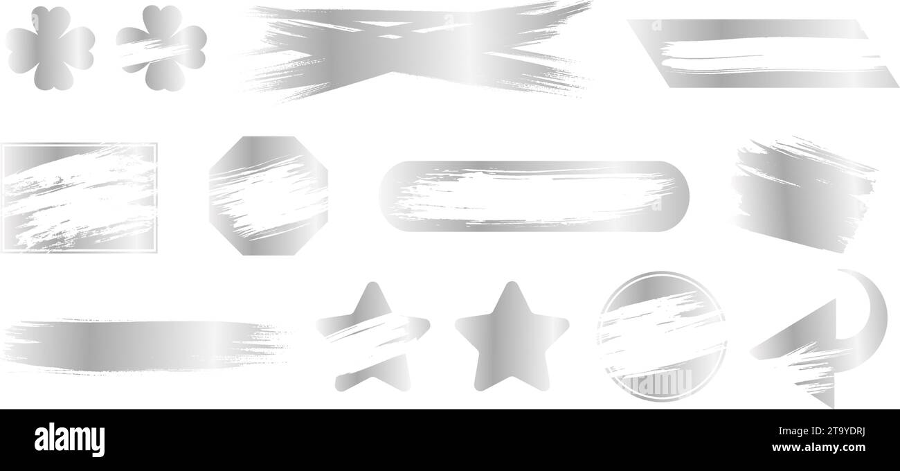 Instant scratch lottery ticket shapes set with scrape texture template ...