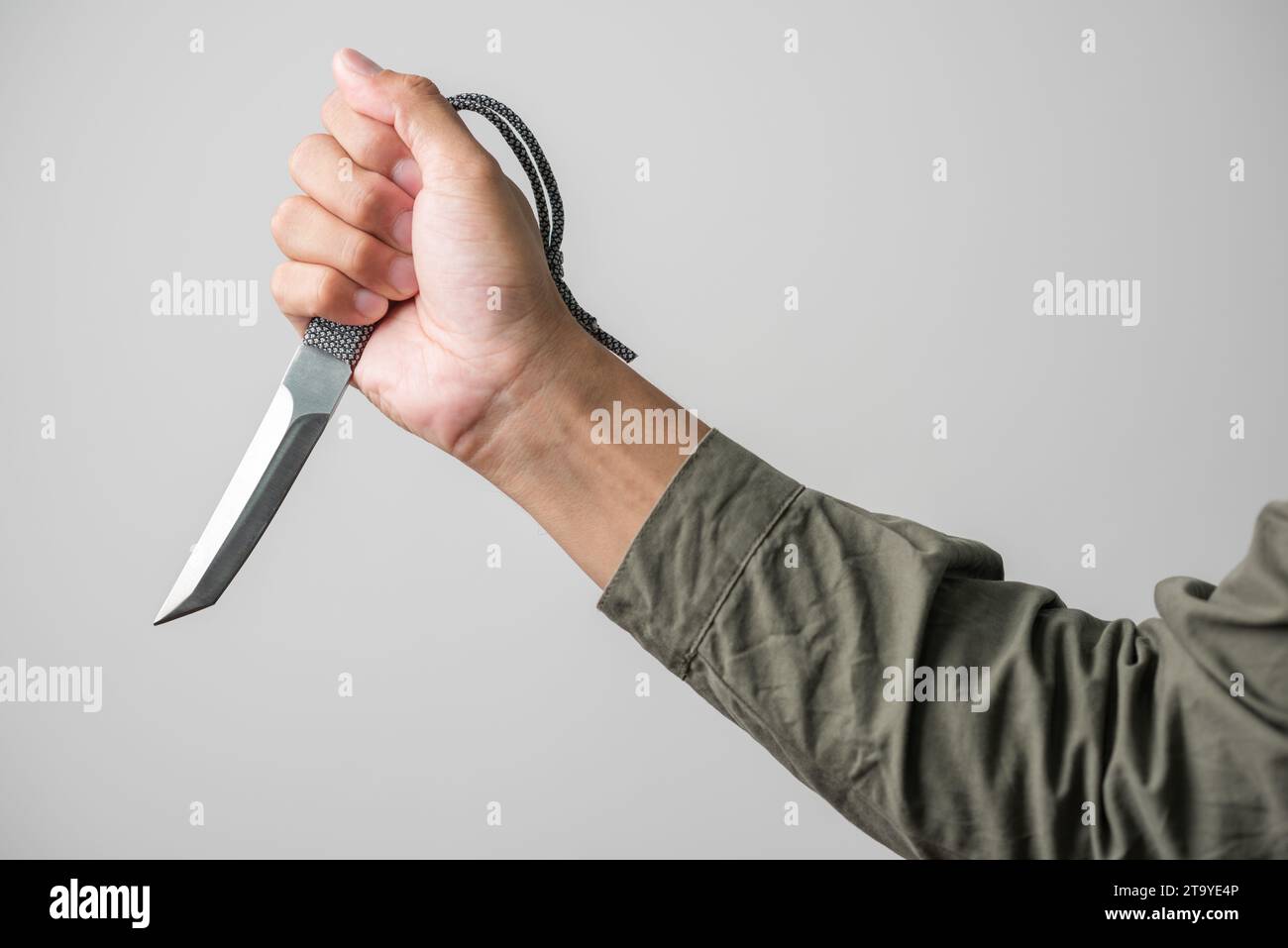 Blade in hand hi-res stock photography and images - Alamy