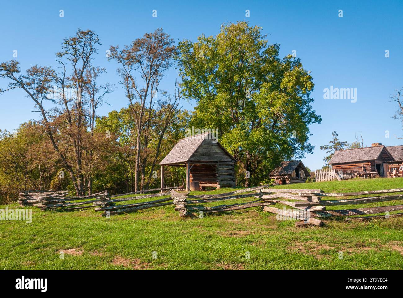 The Zebulon B. Vance Birthplace Historic site located in Weaverville ...