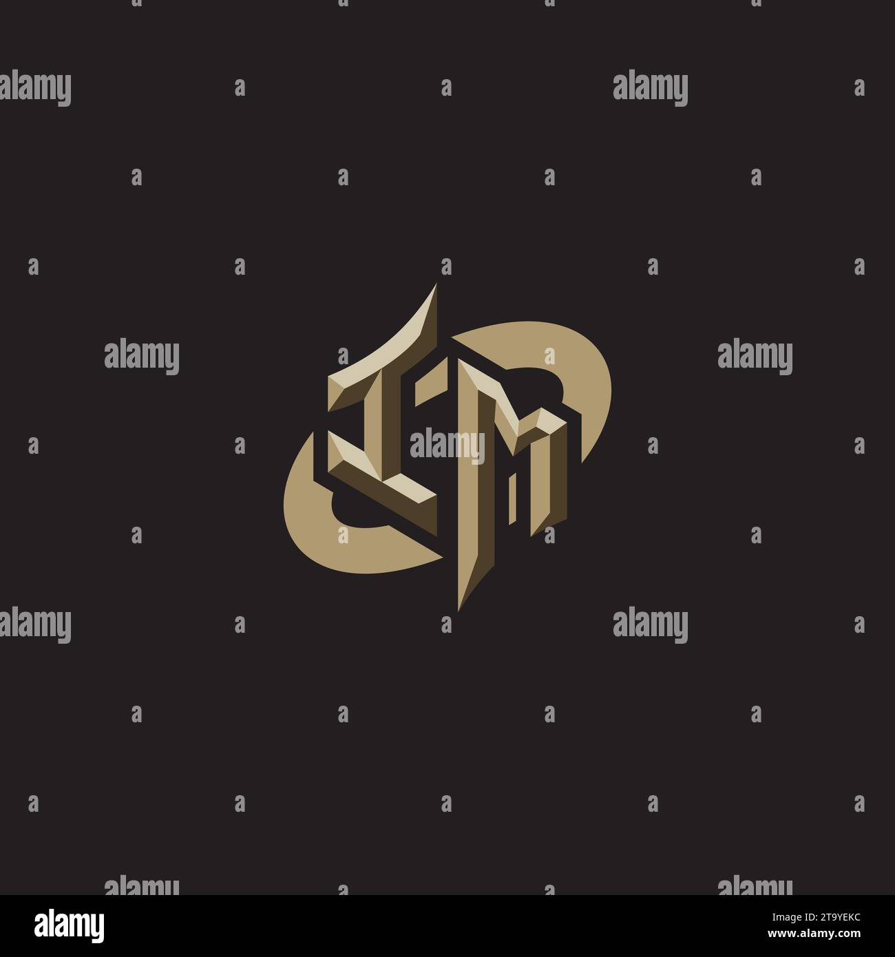 IM Premium Initial Gaming Logo designs, themes and templates for gaming ...