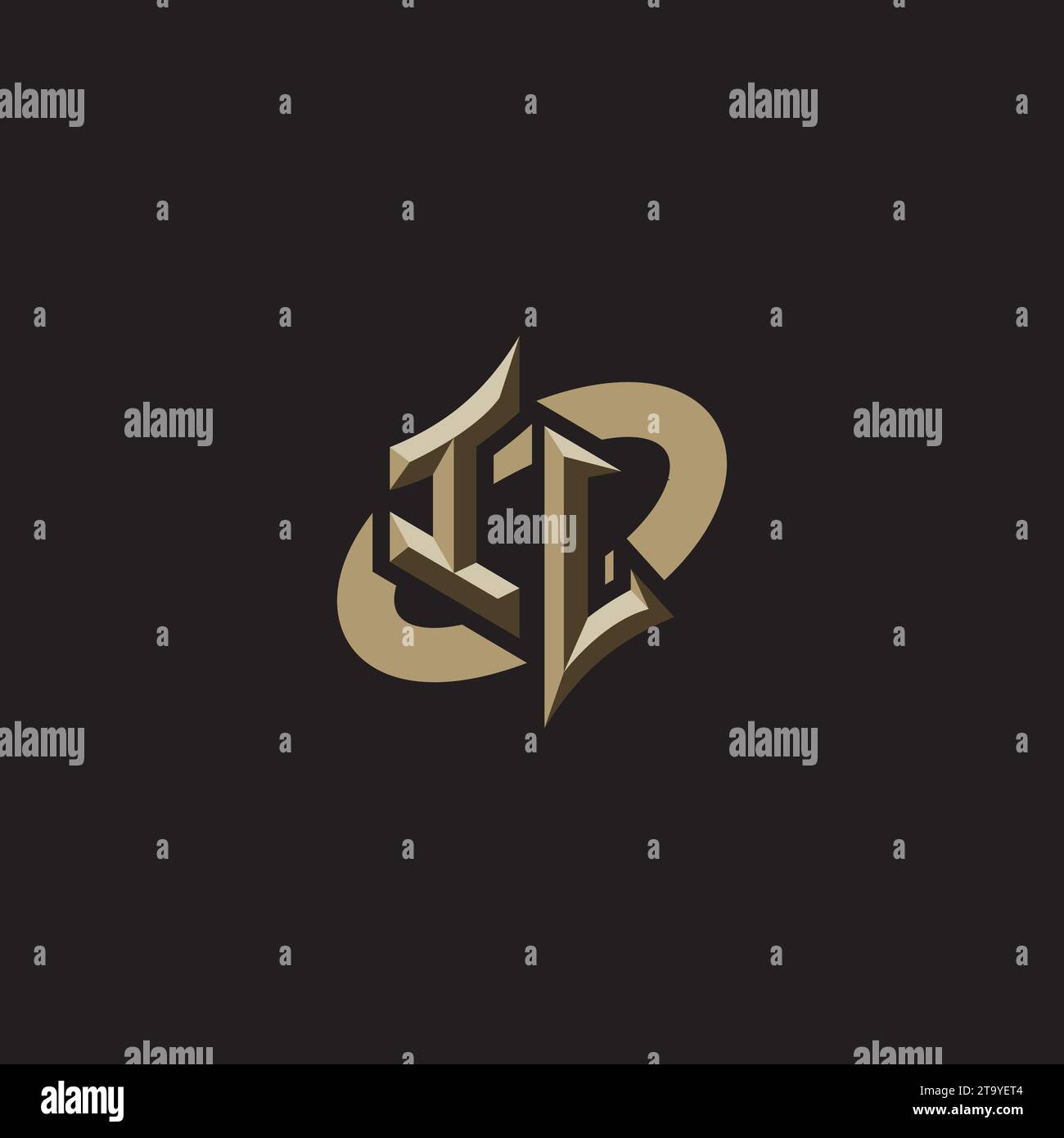 IL Premium Initial Gaming Logo designs, themes and templates for gaming ...