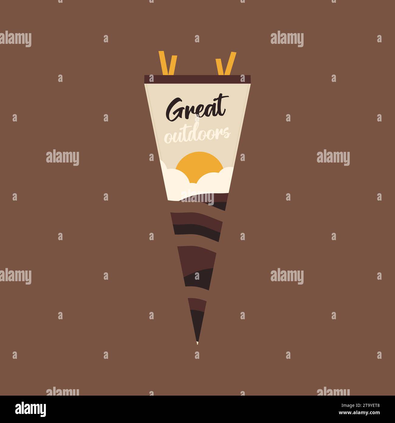 Adventure pennant. Camping Pennant flag design. Vintage outdoor ...