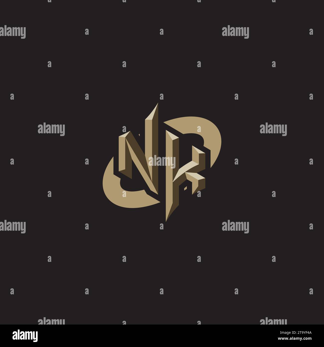 NK Premium Initial Gaming Logo designs, themes and templates for gaming ...