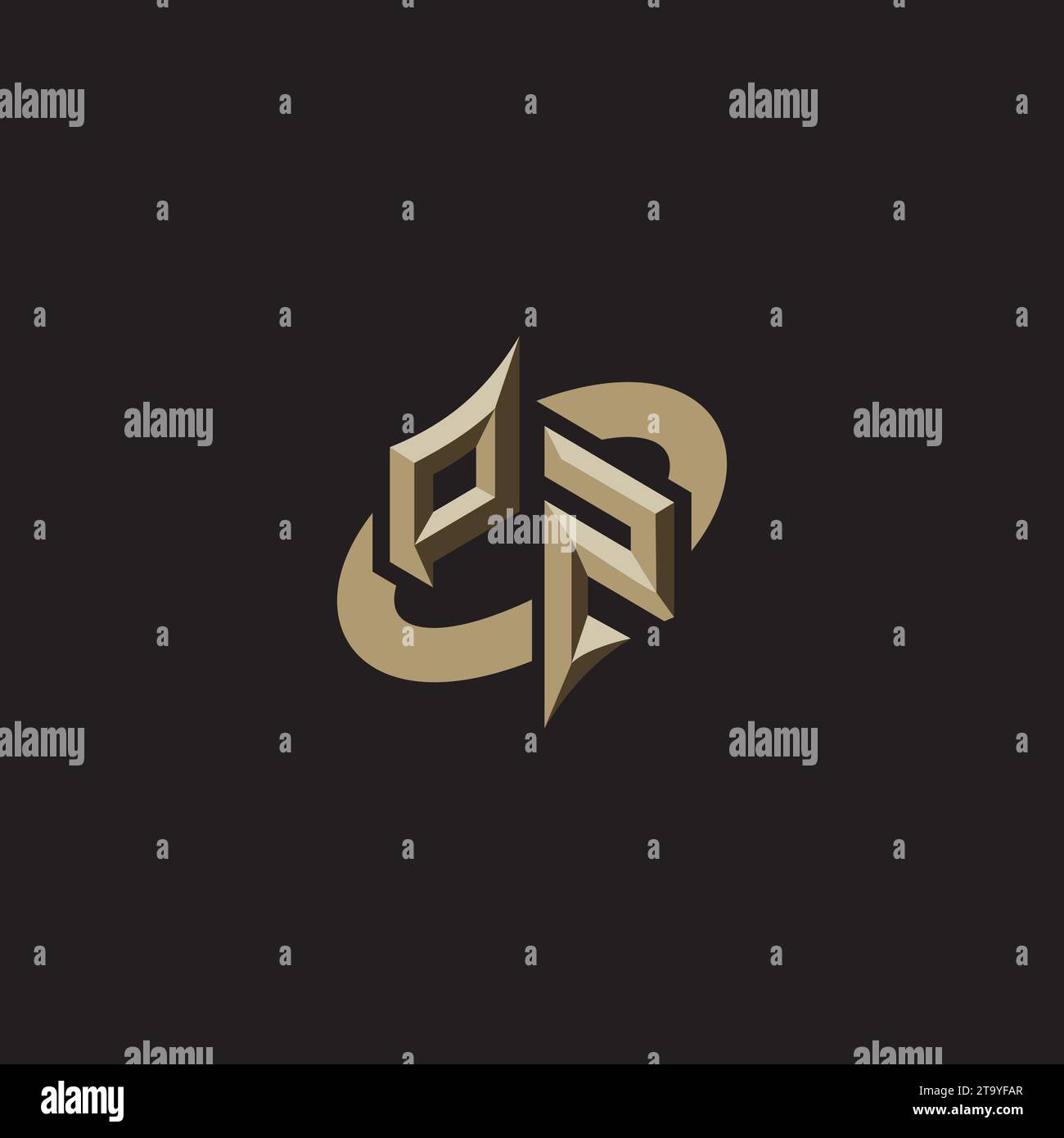 PZ Premium Initial Gaming Logo designs, themes and templates for gaming ...