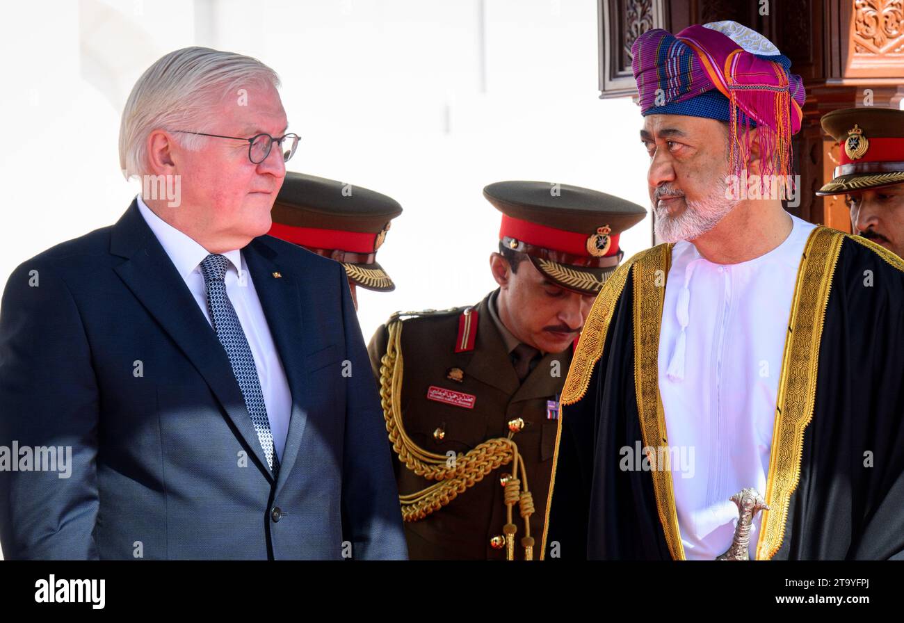 Maskat, Oman. 28th Nov, 2023. Haitham bin Tariq bin Taimur al-Said ...