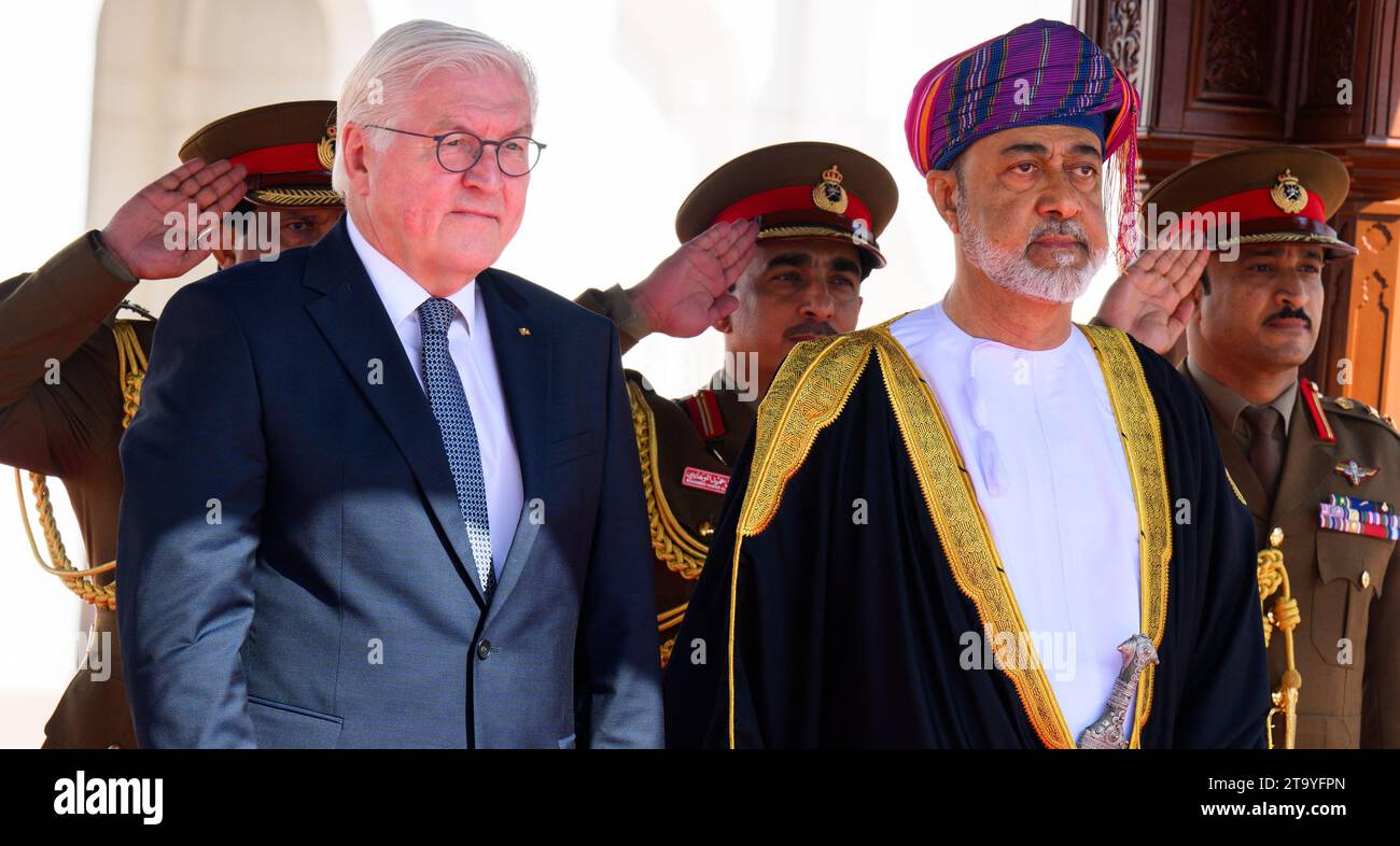 Maskat, Oman. 28th Nov, 2023. Haitham bin Tariq bin Taimur al-Said ...