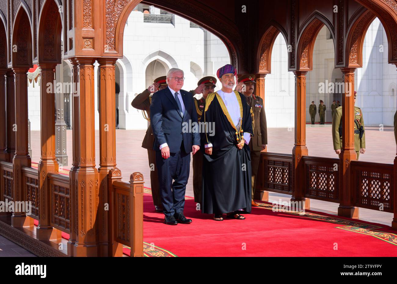 Maskat, Oman. 28th Nov, 2023. Haitham bin Tariq bin Taimur al-Said ...