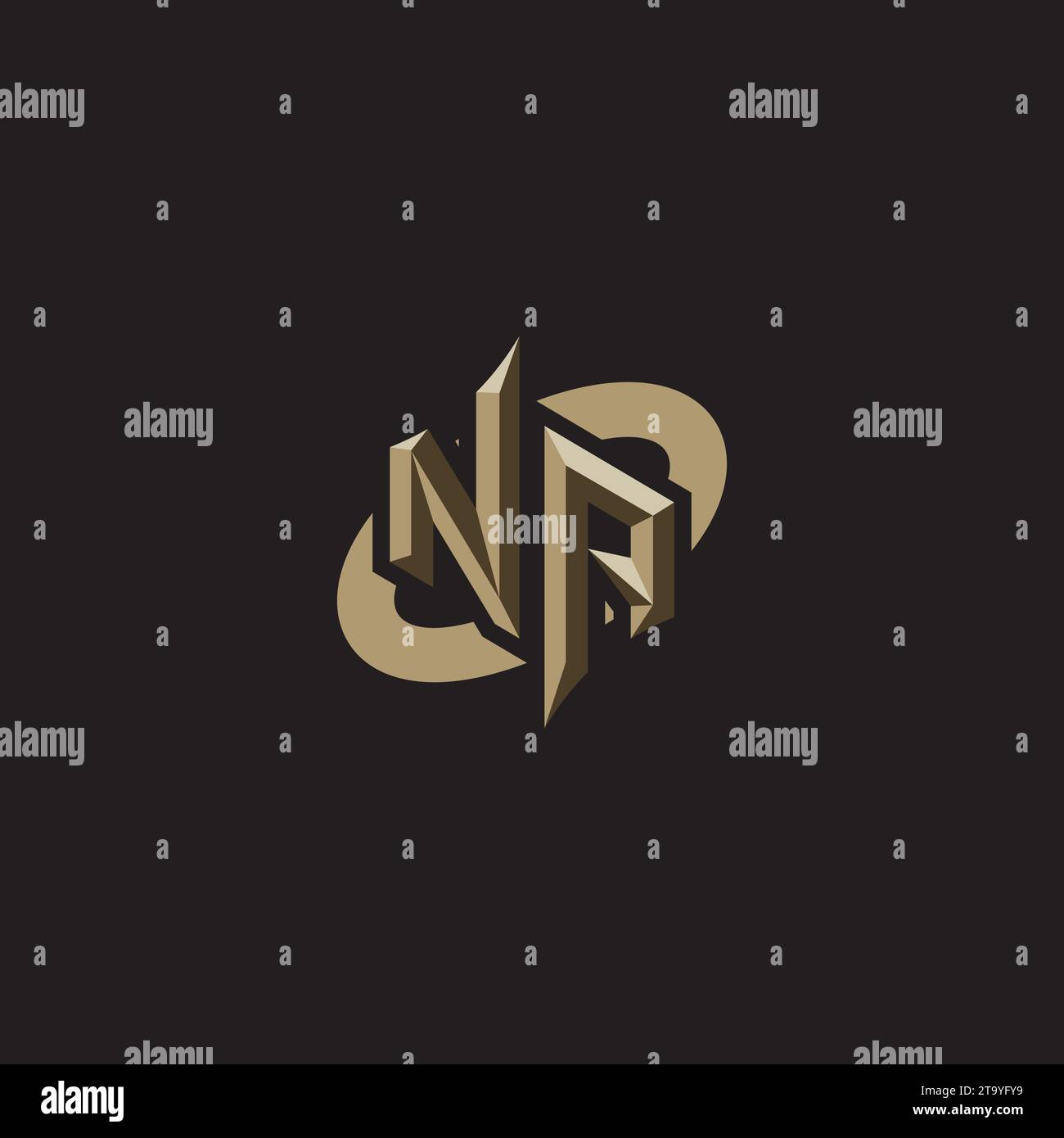 NA Premium Initial Gaming Logo designs, themes and templates for gaming ...