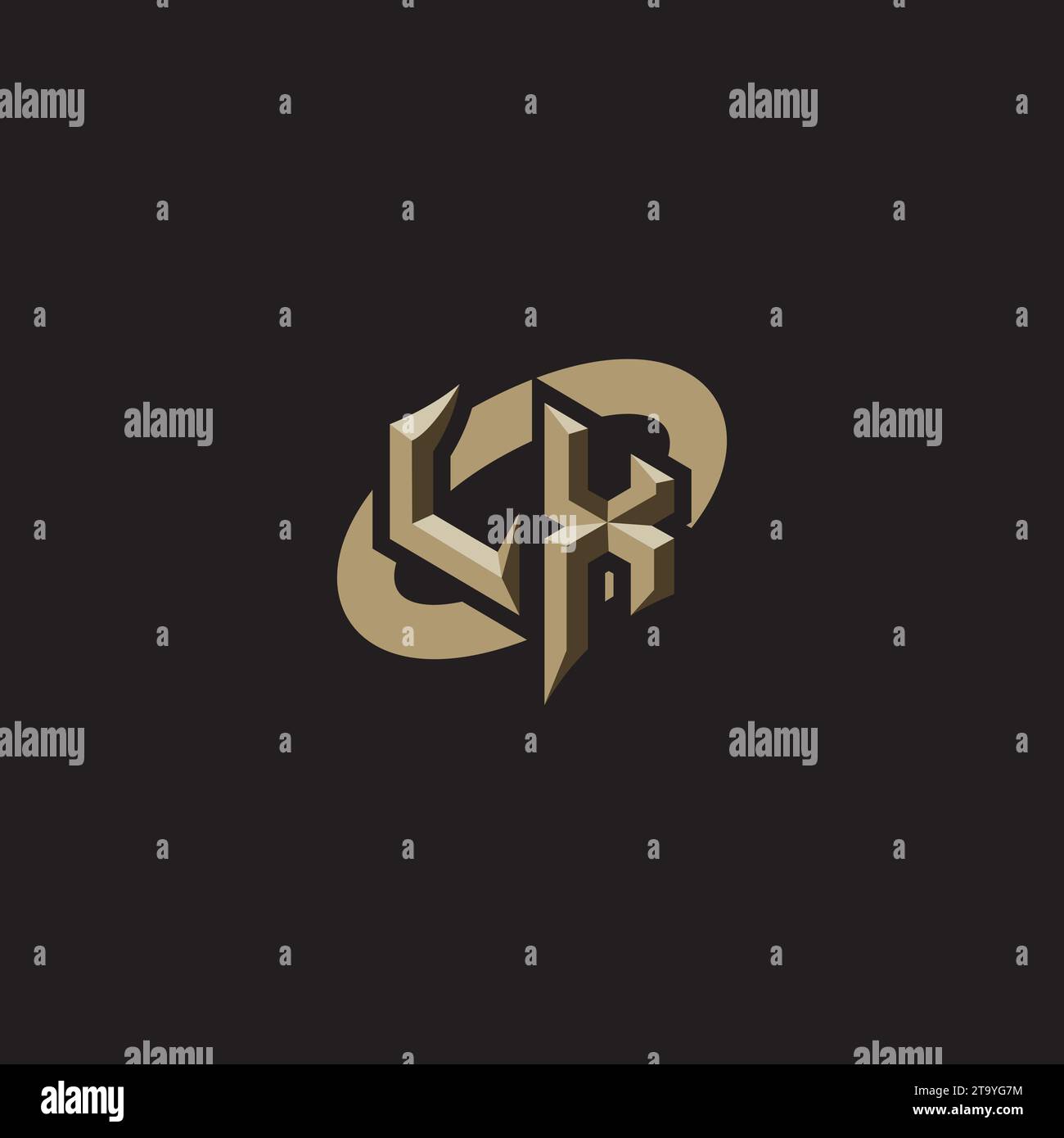 LX Premium Initial Gaming Logo designs, themes and templates for gaming ...