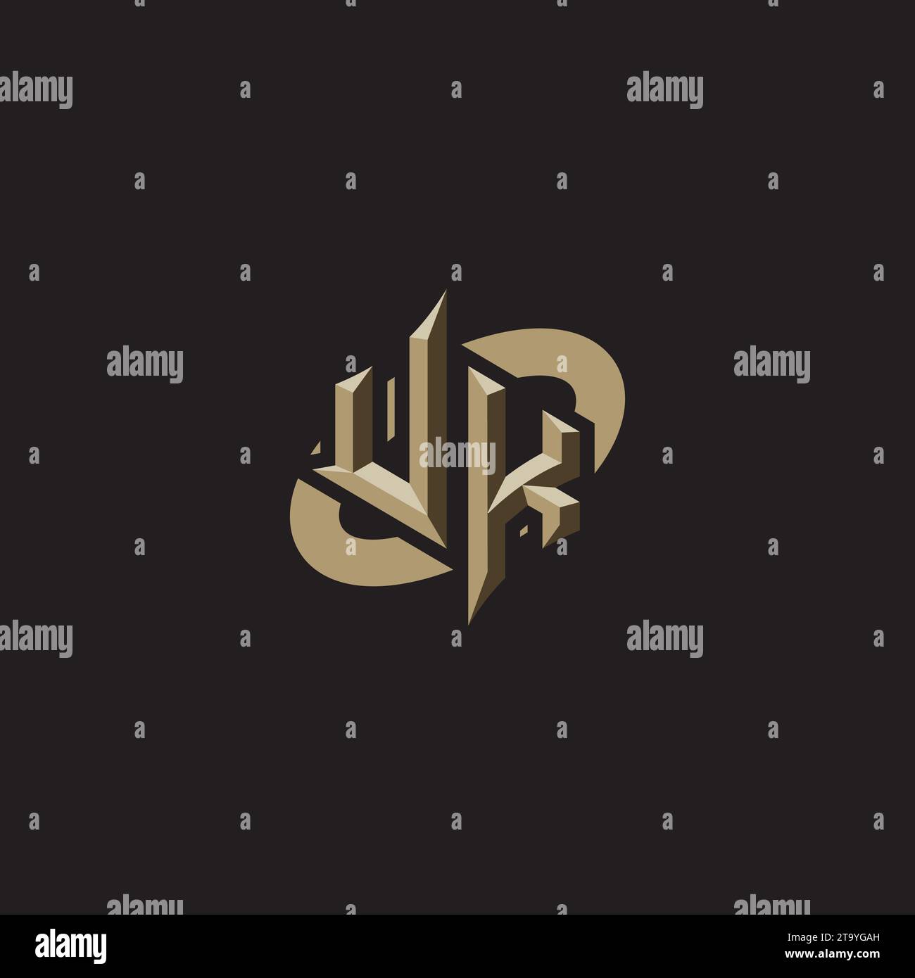 UK Premium Initial Gaming Logo designs, themes and templates for gaming ...
