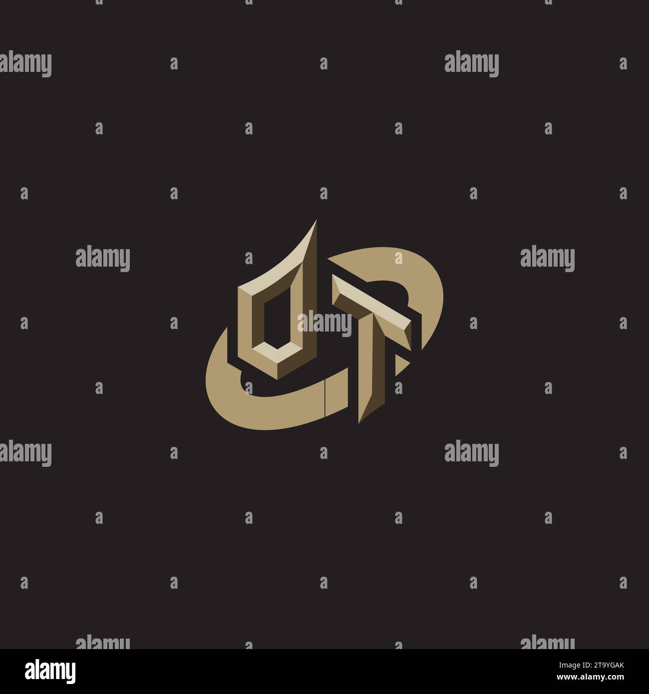OT Premium Initial Gaming Logo designs, themes and templates for gaming ...