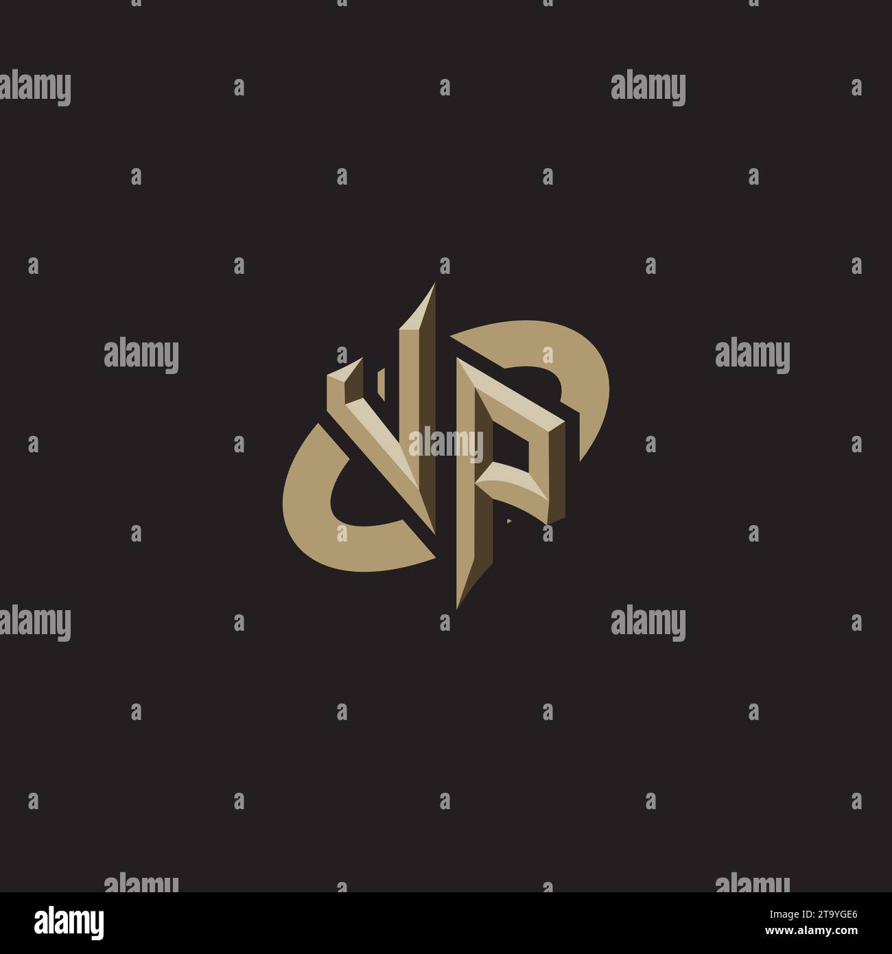 VP Premium Initial Gaming Logo designs, themes and templates for gaming ...