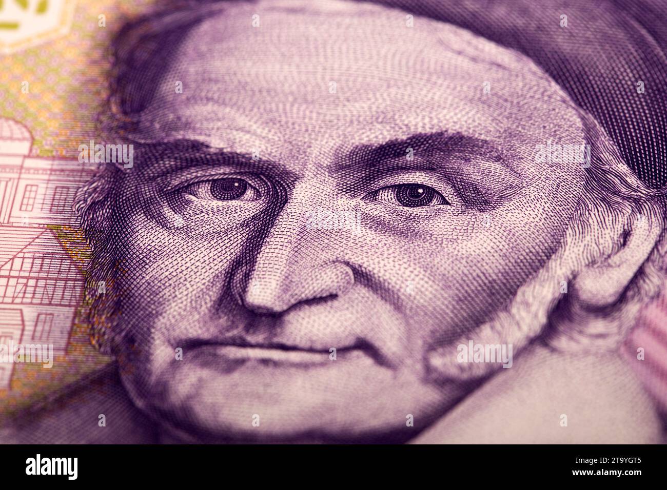 Carl Friedrich Gauss a portrait from old German money - Mark Stock ...