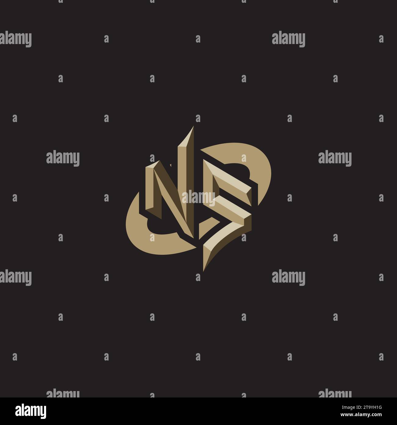 Ns gaming logo hi-res stock photography and images - Alamy
