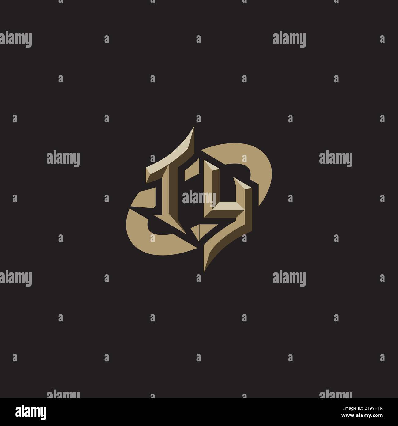 Ty gaming logo Stock Vector Images - Alamy