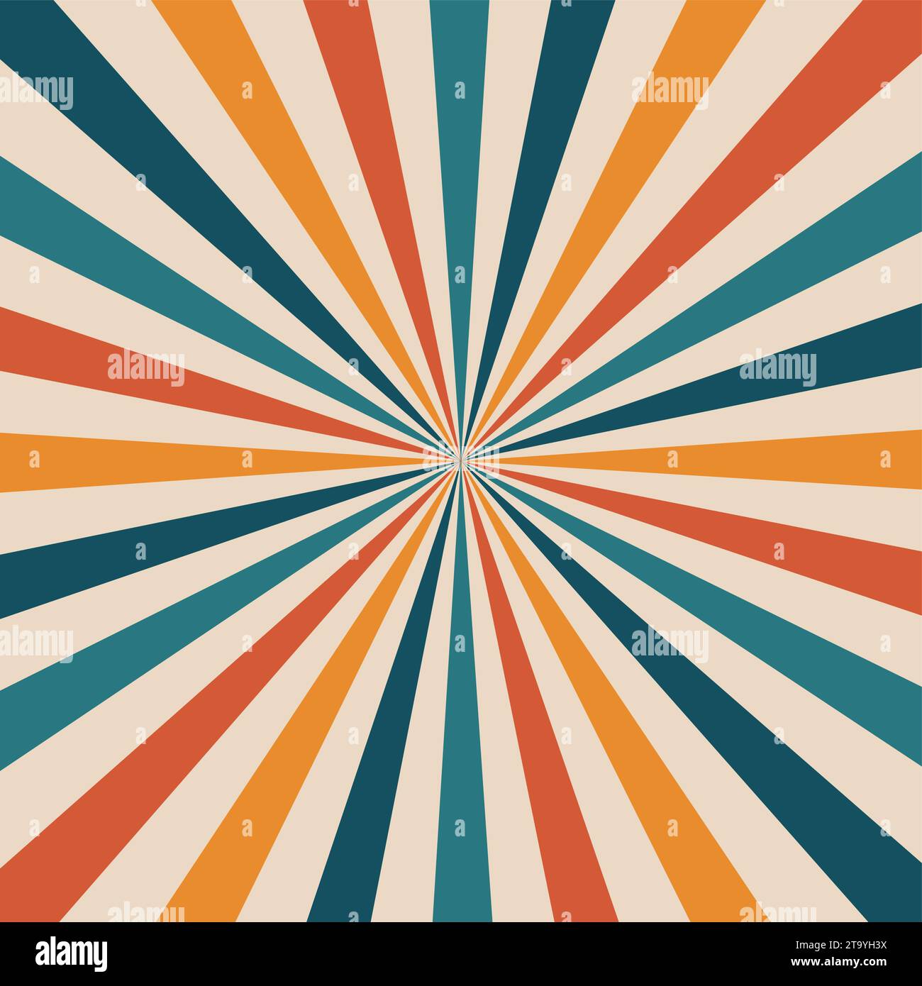 Carnival or circus retro rays background. Vintage vector layout, sunbeam burst. Backdrop with ...