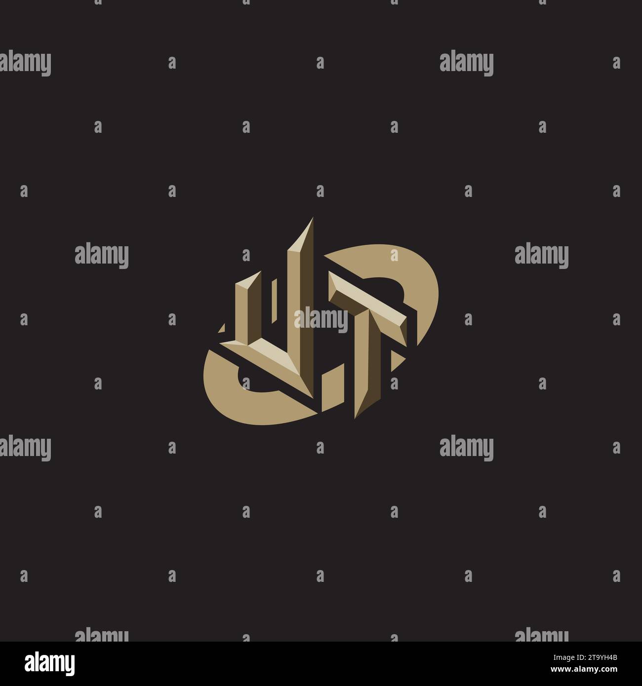 UT Premium Initial Gaming Logo designs, themes and templates for gaming ...