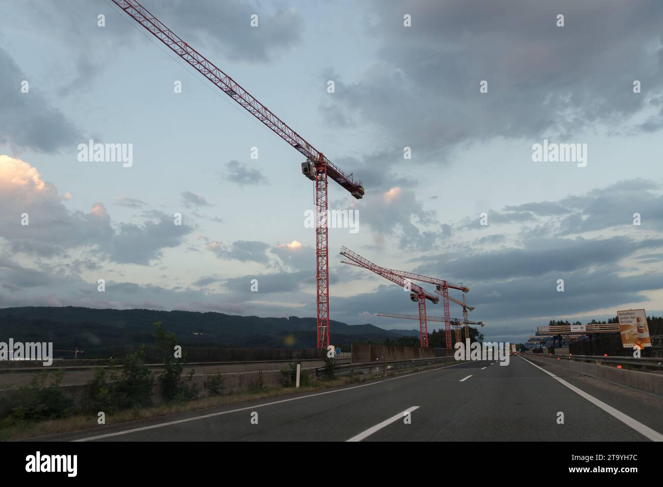 E55 construction hi-res stock photography and images - Alamy