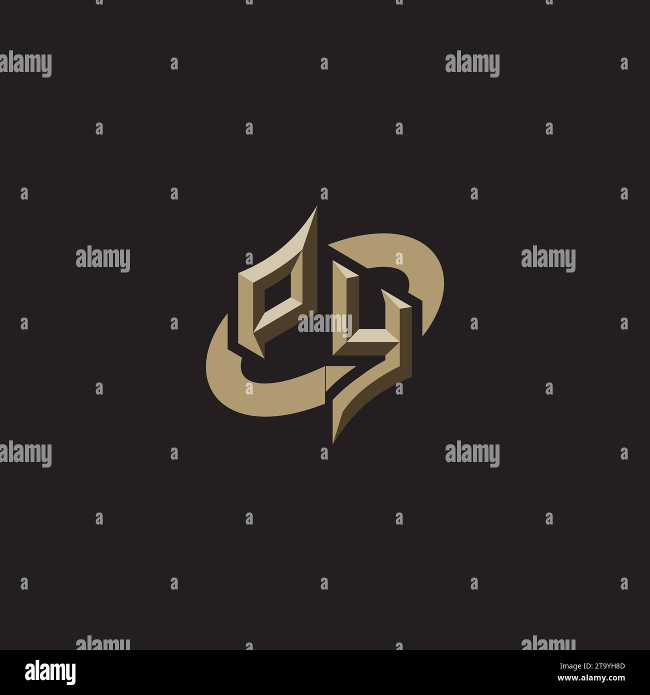 PY Premium Initial Gaming Logo designs, themes and templates for gaming ...