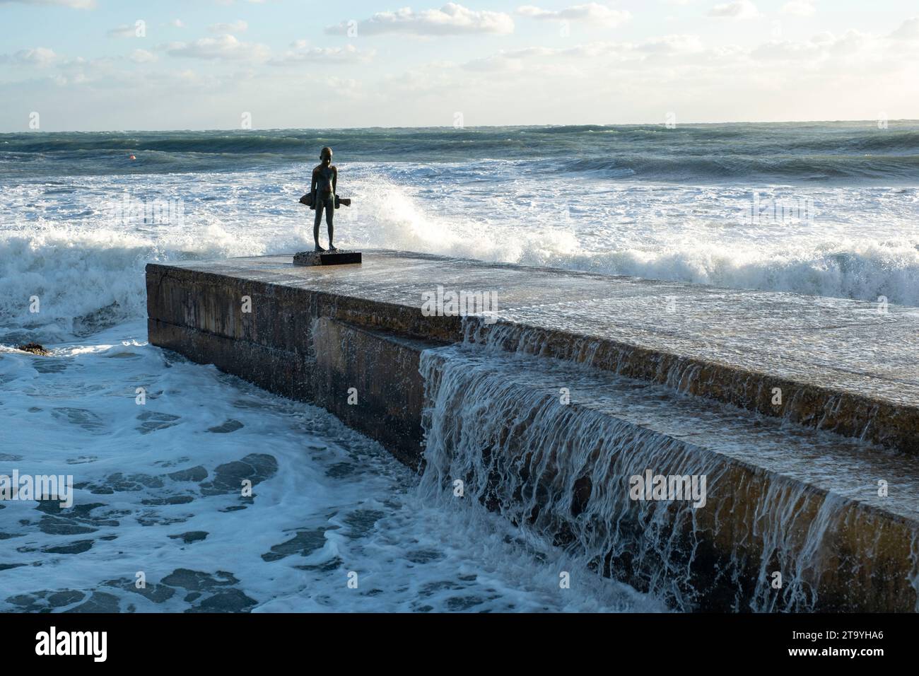 The little fisherman- a bronze statue by Paphos artist, Yiota Ioannidou ...