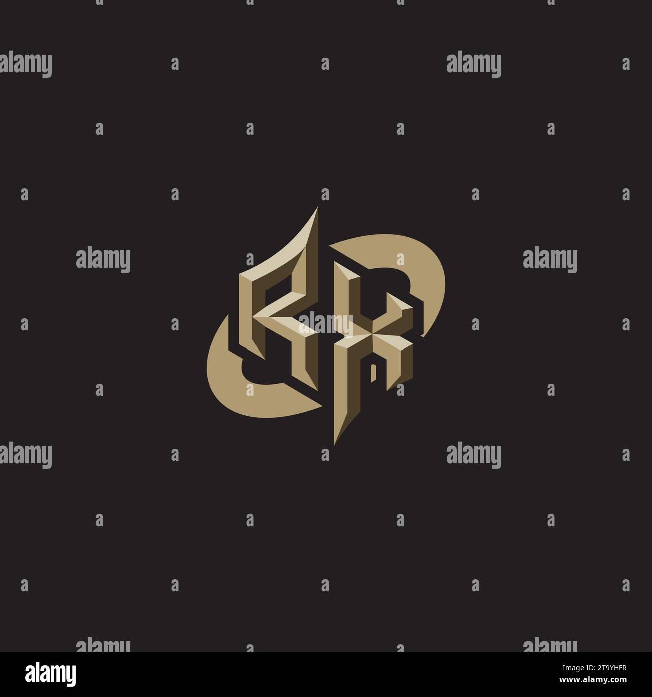 RX Premium Initial Gaming Logo designs, themes and templates for gaming ...