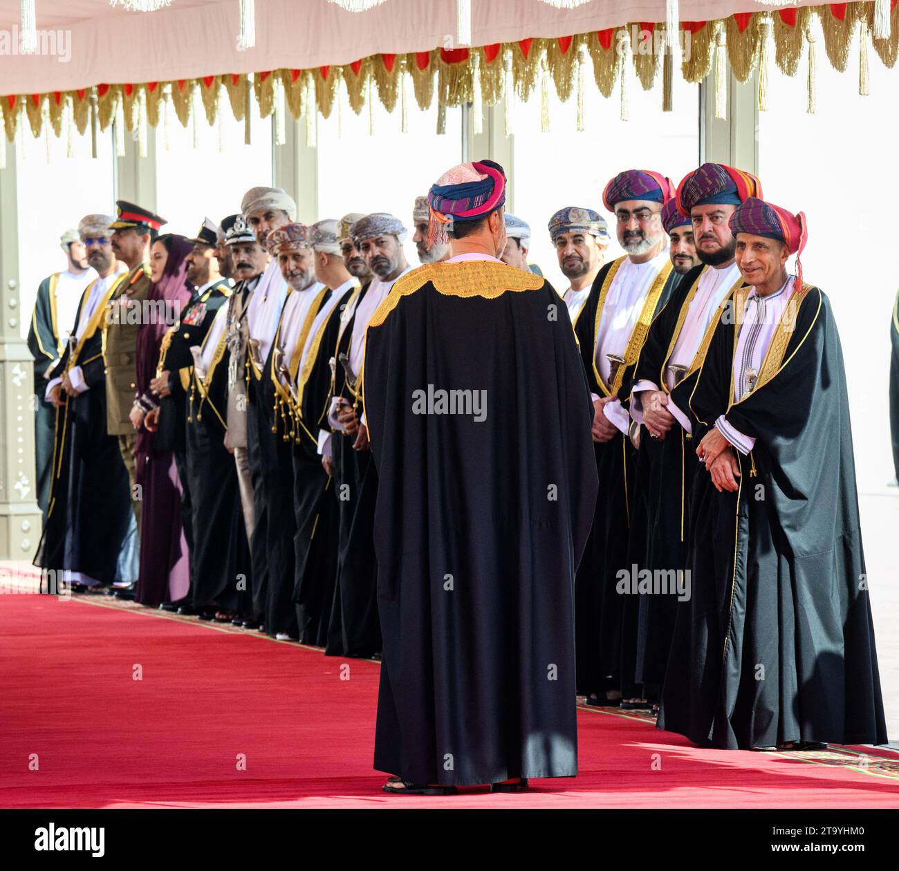 Maskat, Oman. 28th Nov, 2023. Haitham bin Tariq bin Taimur al-Said ...