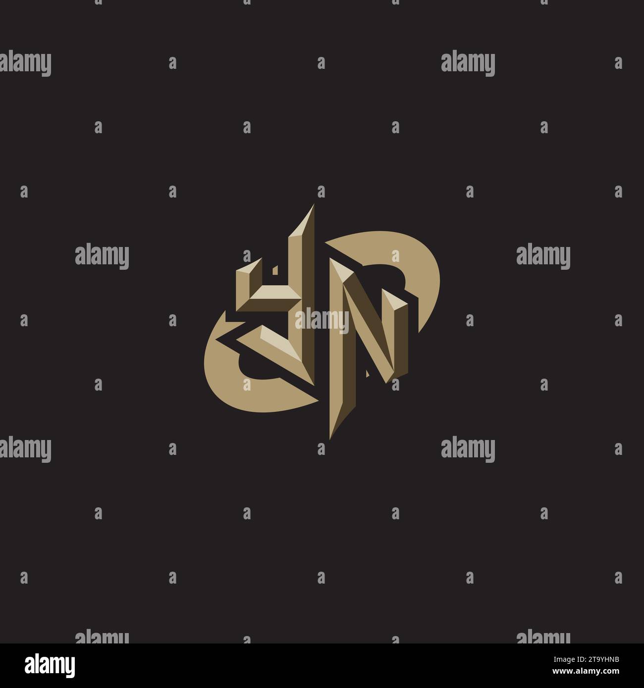 Yn gaming logo hi-res stock photography and images - Alamy