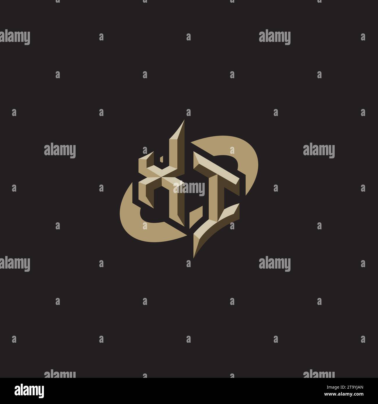 XI Premium Initial Gaming Logo designs, themes and templates for gaming ...