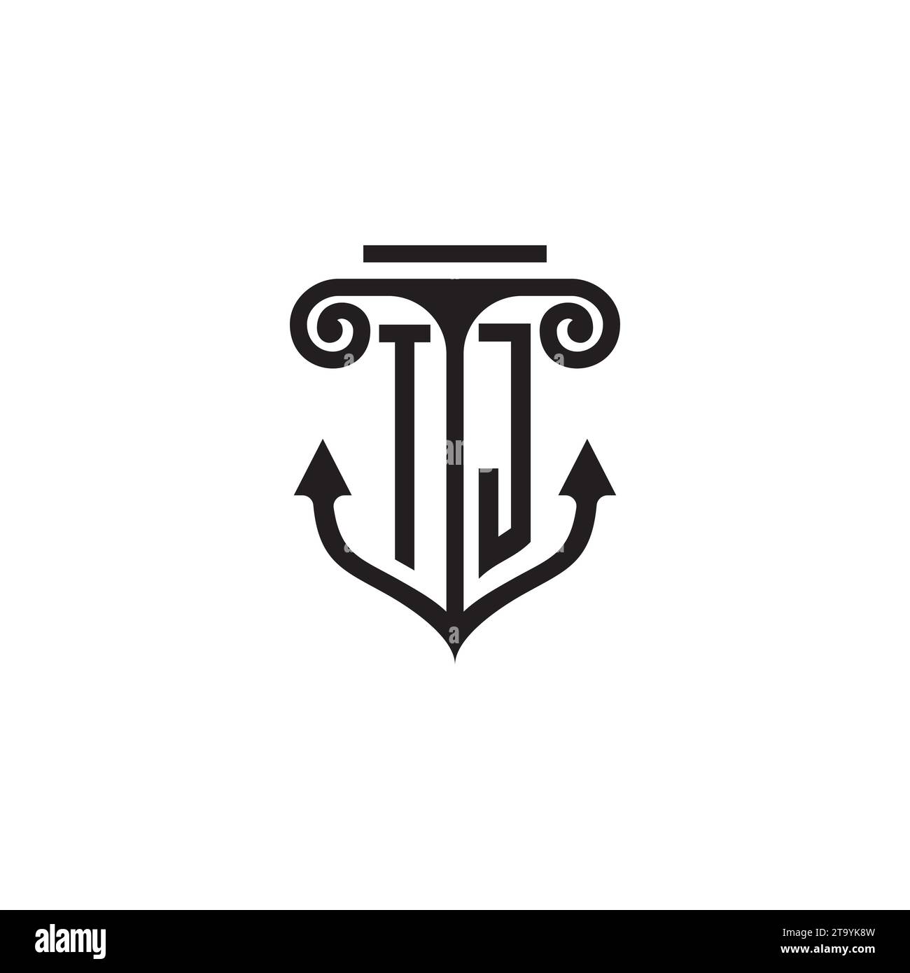 Tj logo Black and White Stock Photos & Images - Alamy