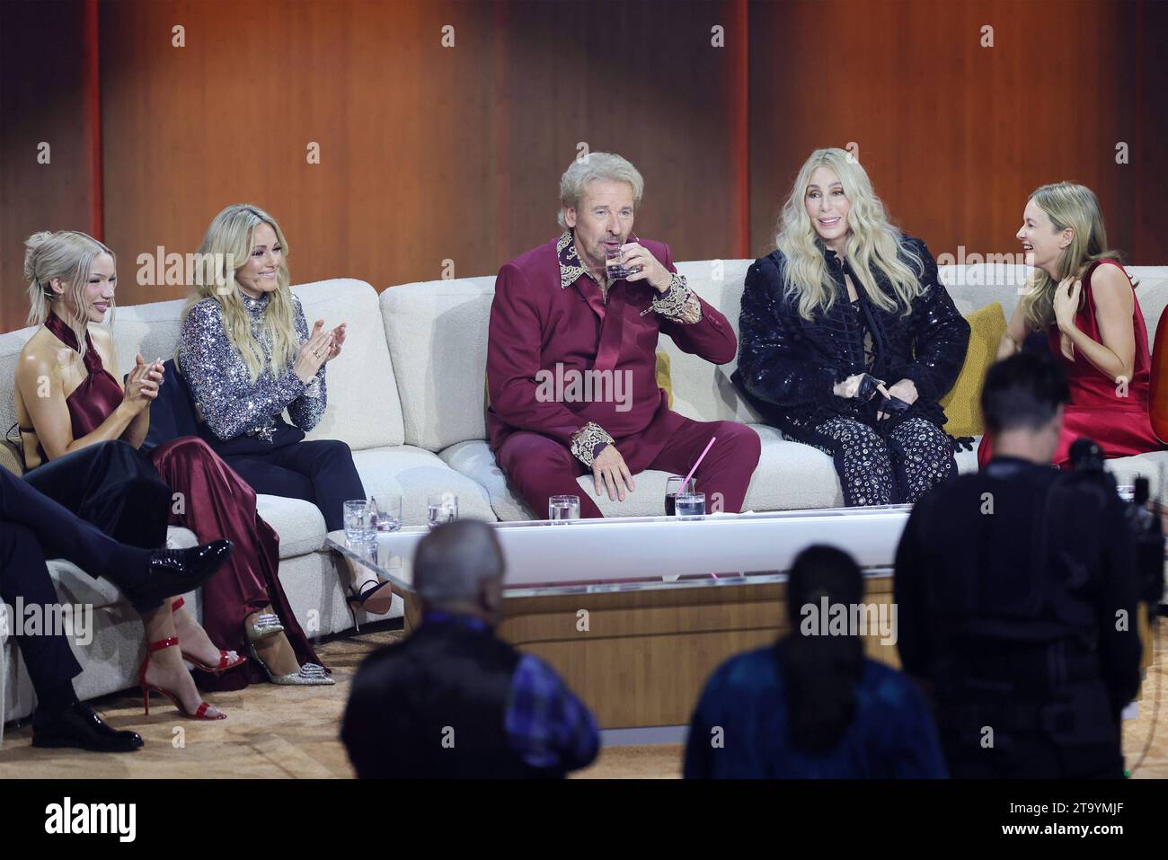 ZDF-Unterhaltungsshow Wetten dass. - live aus Offenburg Moderator Thomas Gottschalk mit Shirin ...