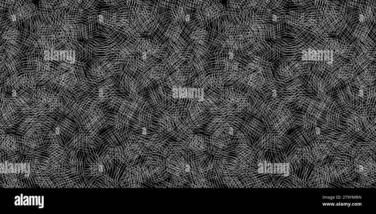 Seamless random hand drawn scribble pattern. Tileable grungy texture ...