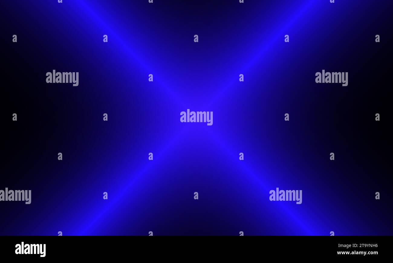 Blue neon lines on a black background Abstract background for design ...