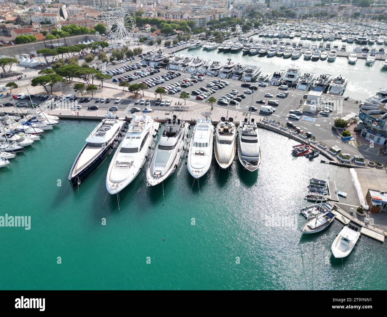 Drone aerial views french harbour hi-res stock photography and images ...