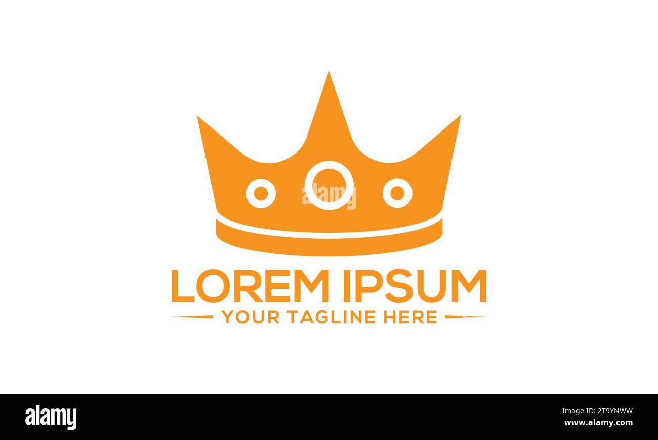 Crown Logo Design Unique and Creative Logo Design Stock Vector Image ...