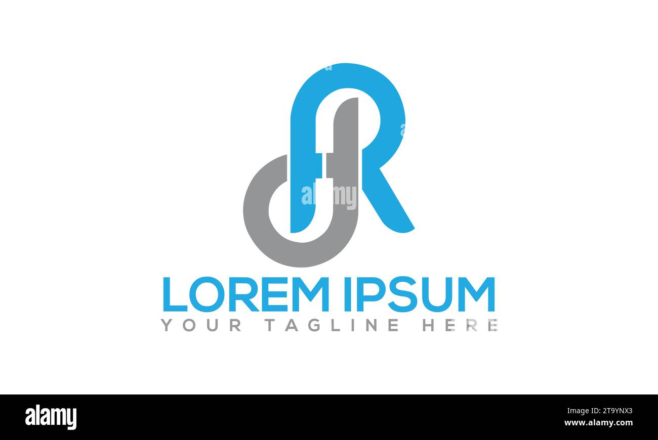 Dr logo design white Cut Out Stock Images & Pictures - Alamy