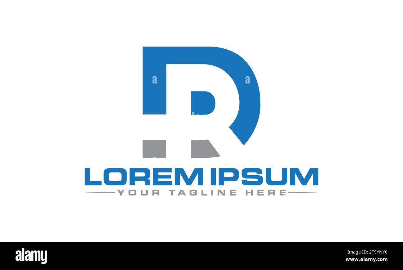 Dr logo design white Cut Out Stock Images & Pictures - Alamy