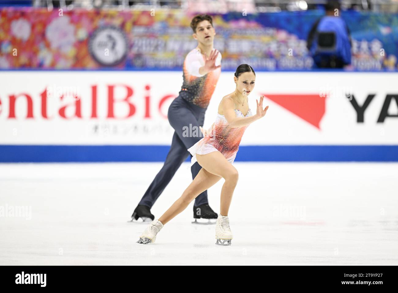 Osaka, Japan. Credit: MATSUO. 24th Nov, 2023. Lucrezia Beccari & Matteo ...
