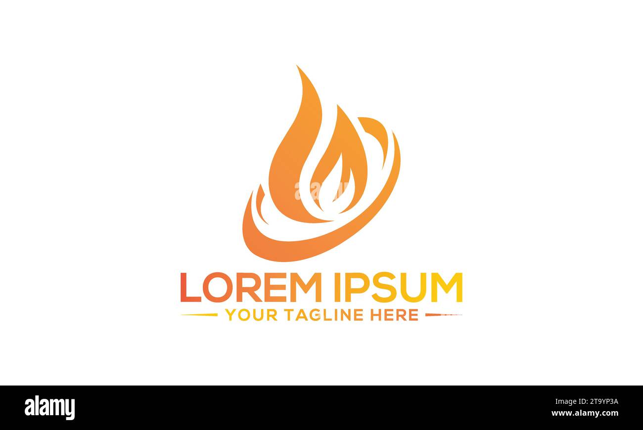 Fire Logo Design Unique and Modern Logo Design Stock Vector Image & Art ...