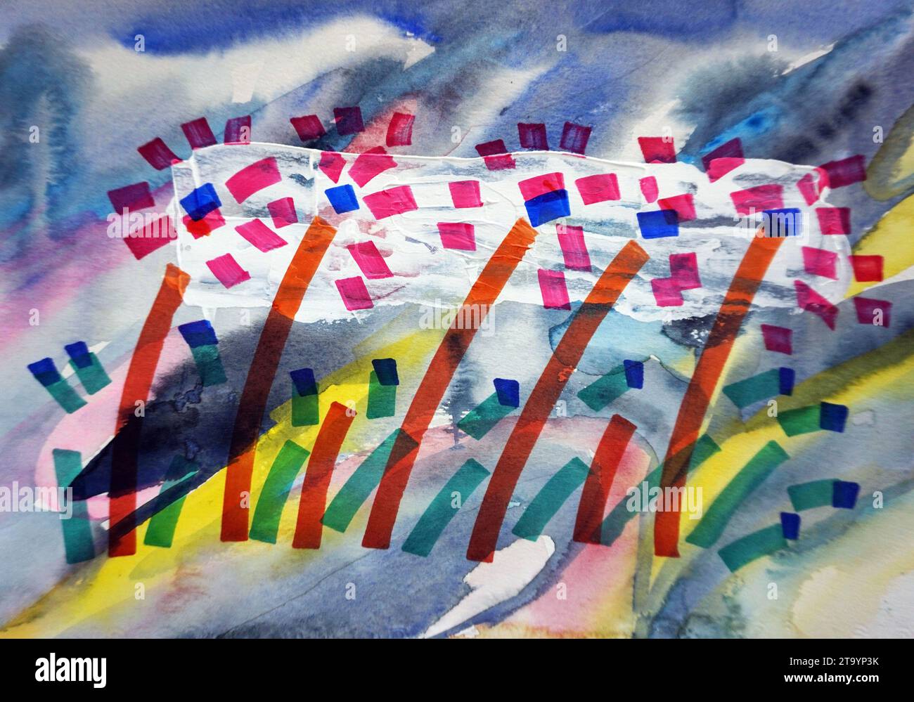 Hand draw marker abstract background hi-res stock photography and ...